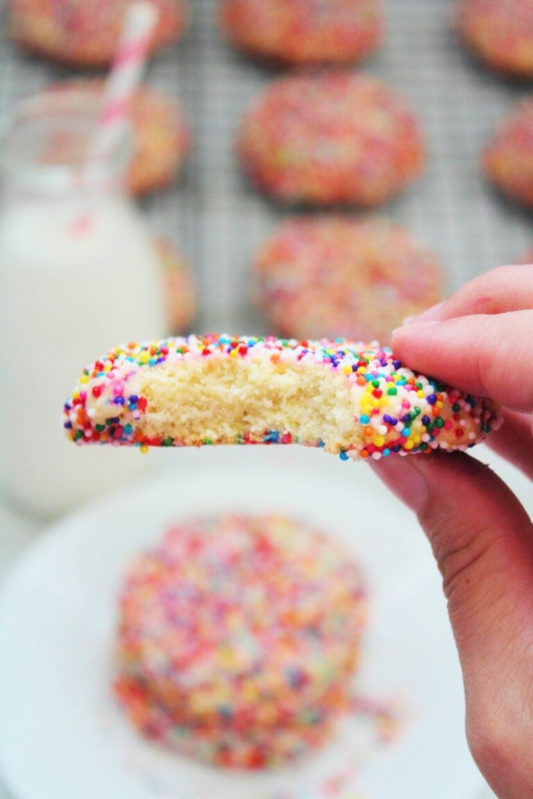 Mexican Sprinkle Sugar Cookies - The Six Figure Dish