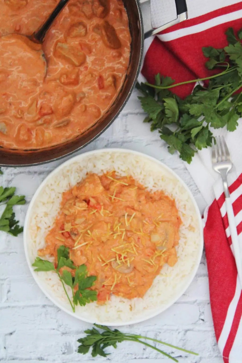 Brazilian Chicken Stroganoff - The Six Figure Dish