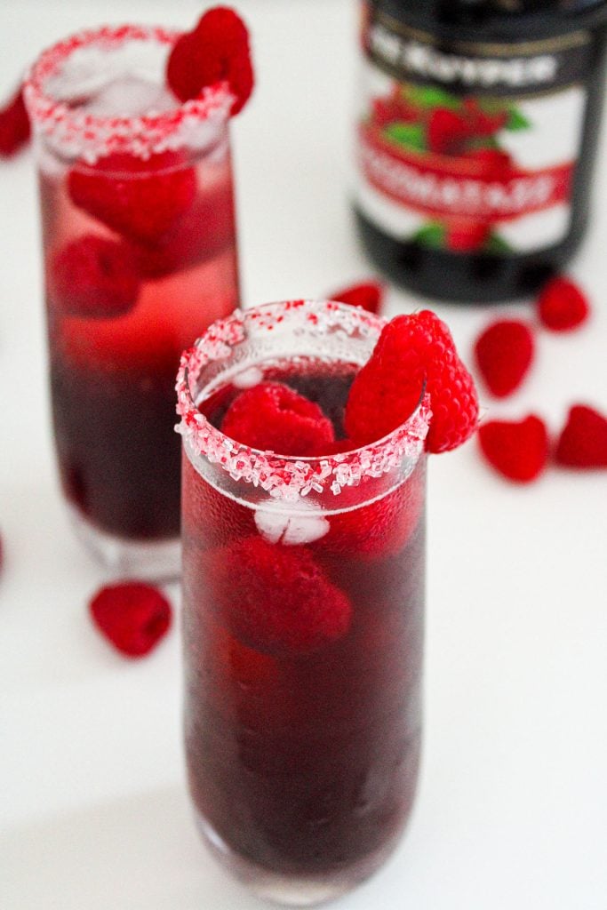 Raspberry Mimosa Recipe - The Six Figure Dish